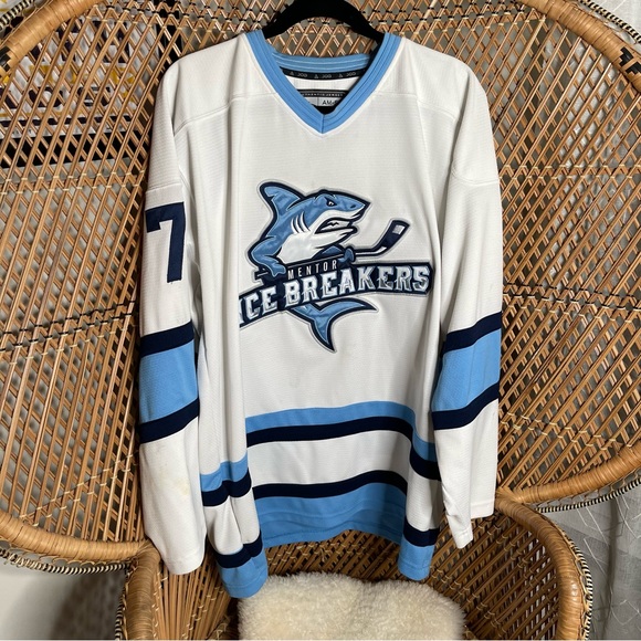 Shirts | Fhl Mentor Ice Breakers Hockey Jersey Signed And Game Worn ...